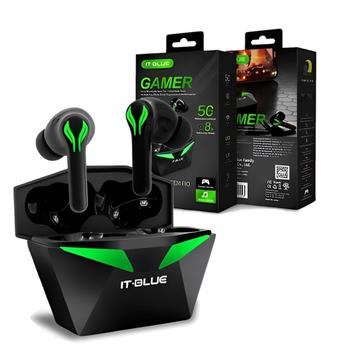 Fone De Ouvido Gamer Bluetooth 5.3 Modo Jogo Música Sem Fio - It-Blue ...