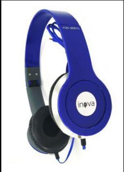 Fone De Ouvido Inova Fon-2067D Azul - Headphone com Fio - Magazine Luiza