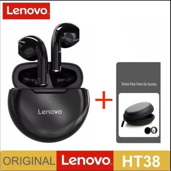Fone de Ouvido Lenovo HT38 Bluetooth 5.0 TWS Sem fio - Fone de Ouvido Bluetooth - Magazine Luiza