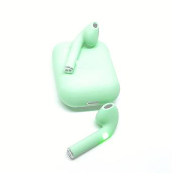 Fone de ouvido stereo sem fio bluetooth air-r02 - verde claro - Space ...