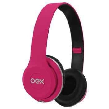 Fone de Ouvido Style Headphone Rosa - Newex - Headphone com Fio ...
