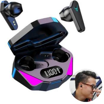 Fone Gamer Bluetooth TWS RGB Sem Fio com Som Imersivo - Ltomex ...