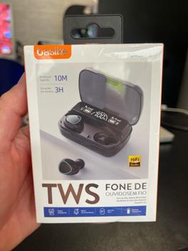 Fone sem fio tws basike fon-20418 (preto) - Fone de Ouvido com Fio ...