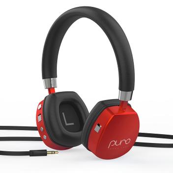 Fones de ouvido Bluetooth Puro Sound Labs PuroQuiet Plus Red - Fone de ...