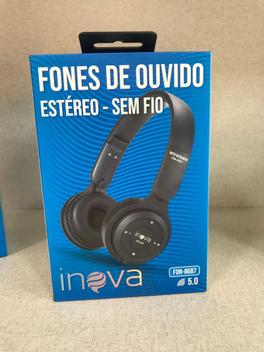Fones de ouvido estéreo-sem fio - Inova - Fone de Ouvido com Fio ...
