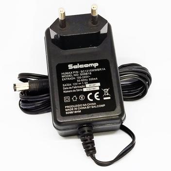 Fonte Alimentação Bivolt 12v 1.5a P8 5.5*2.5 - Genérica - Fonte ...
