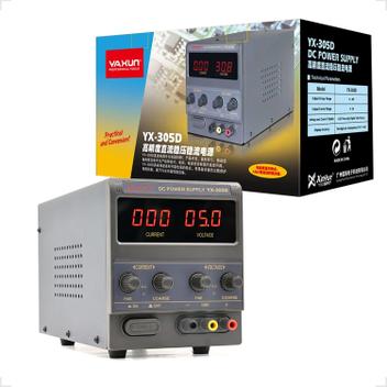 Fonte De Alimentação Assimétrica Digital Yaxun Yx 305d 5 Amperes 30v ...