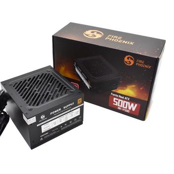 Fonte De Alimentação Cpu Atx 500w 110v/220v Silenciosa Pc Gamer Preta ...