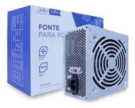 Fonte de alimentação para PC 350W 500w 650w prata 110V/220V - Fonte de ...