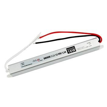 Fonte Driver Slim Mini 12v 1,5a 18w Bivolt Para Fita Led e Perfil Led ...