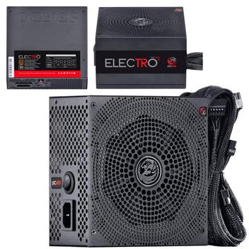 Fonte Para Pc Gamer Eletro V2 750W ATX Com 6 Cabos Conectores 115V/230V ...