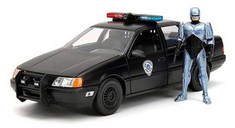 Ford Taurus Detroit Police OCP com figura Robocop Jada 1/24 - Carrinhos ...