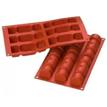 Forma 6 Moldes Tribon Shape Sobremesa Silicone Silikomart - Formas e ...