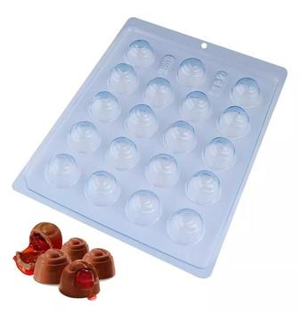 Forma Chocolate Simples Bombom Cereja Caracol 13g Bwb 132 - BWB ...
