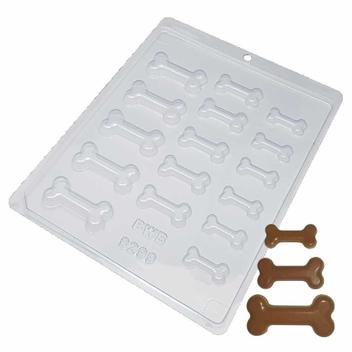 Forma Chocolate Simples Osso Dog Ref. 9299 - Pacote 5 formas - BWB ...