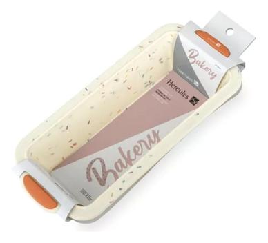 Forma de Bolo Retangular Silicne Com Borda Firme 29,8X13cm Hercules ...