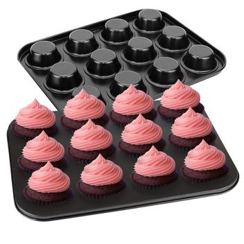 Forma de Cupcake Antiaderente Travessa Forma Para Cupcake Pão de Queijo ...