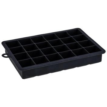 Forma de Gelo 24 Cubos 20x13x3cm em Silicone Preto Weck - Forma de Gelo ...
