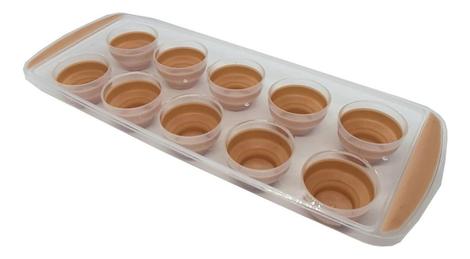 Forma De Gelo Base Retrátil de Silicone Com 10 Cavidades - Gyn - Formas ...