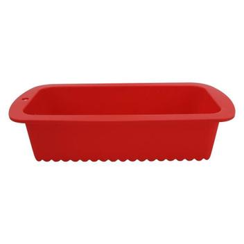 Forma De Pão Retangular Em Silicone Vermelho - Max Clink - Formas e ...