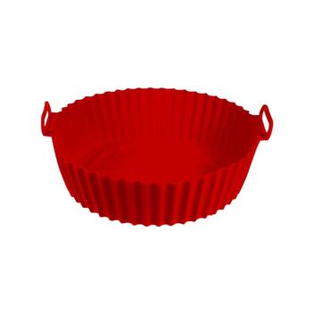 Forma de Silicone Air Fryer Cozimento Redonda Fritadeira Elétrica ...