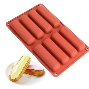 Forma de Silicone Barrinhas Eclair Doces Finos 8 Cav - Cia do Molde ...