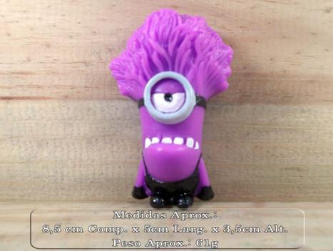 Forma de Silicone Malvado Mod 5 Minion Roxo Ib-1020 / S-1022 - Formas e ...