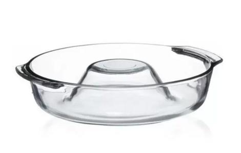 Forma De Vidro Para Bolo E Pudim - Pyr-o-rey - Formas e Assadeiras ...