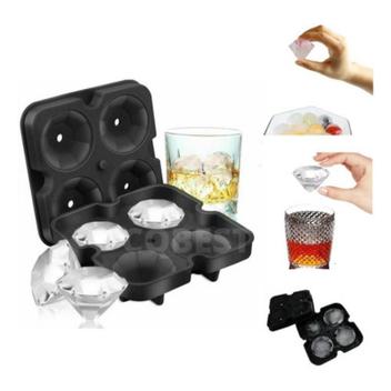 Forma Diamante Silicone Forma Molde Gel Utensílio Congelador - Uny gift ...