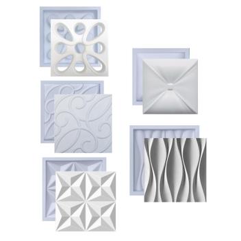 Forma Molde Pra Placa Gesso 3D E Cimentício Abs Plástico Fdg - Pisos e ...