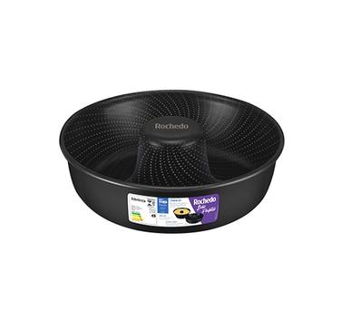 Forma Para Bolo Rochedo Perfeito Redonda 24 Preta Frbt - Formas e ...