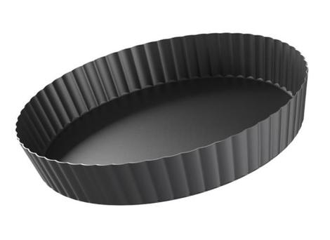 Forma Quiche Fundo Removível 24X4,2 Cm Grafite Brinox - Formas e ...