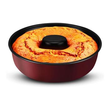 Forma Redonda Rochedo Bolo Perfeito 24 cm Vermelha - R3A101 - Forma ...