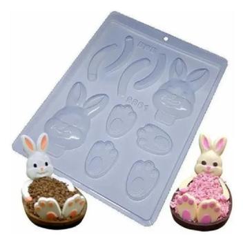 Forma Simples Acetato Para Pascoa Partes Coelho De Chocolate 9861 BWB ...