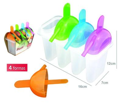 Forma Sorvete 4 Molde Fabrica Picolé Tampa Sorvete - CASITA ...