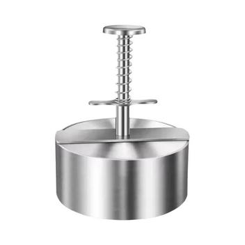 Formador de Hambúrguer Antiaderente em Aço Inoxidável - Prensa Manual ...