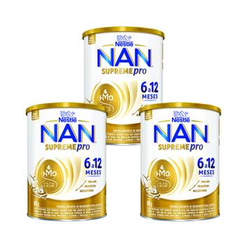 Fórmula Infantil NAN SUPREME 2 (6 a 12 Meses) 800g - Nestlé - Kit c/ 3 ...