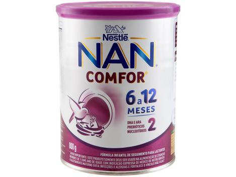 Fórmula Infantil Nestlé Leite Comfor 2 NAN - 800g - Fórmula Infantil ...
