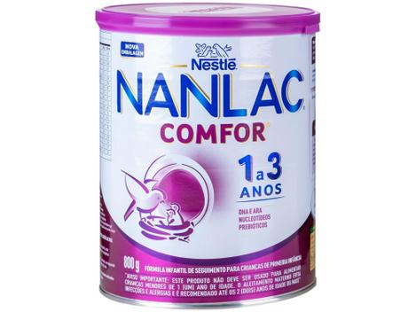 Fórmula Infantil Nestlé Leite NANLAC Comfor - 800g - Fórmula Infantil ...