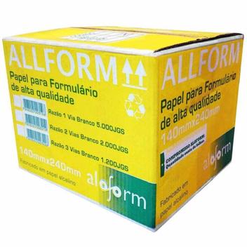 Formulário Contínuo 1 Via Razão Aloform 5000 Folhas - Formulário ...