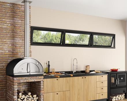 Forno de Pizza a Lenha Firenze Gourmet 610in Metávila Cinza/Preto ...