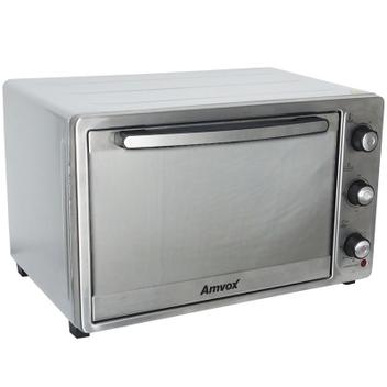 Forno Elétrico de Bancada 45 Litros Multifunção Timer Alarme Amvox AFR ...