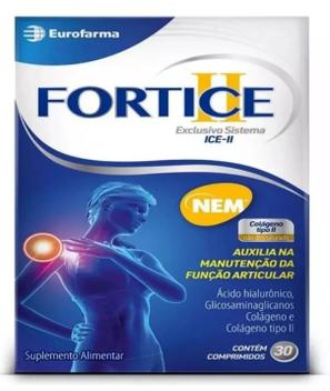 Fortice Colágeno Tipo Ii Com Acido Hialurônico - 30 Comp - Eurofarma ...