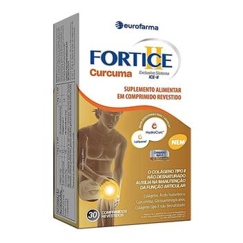 Fortice + curcuma com 30 comprimidos - EUROFARMA - Fitoterápicos ...