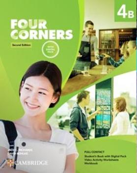 Four Corners 4B Full Contact - Student's Book And Workbook With Digital ...