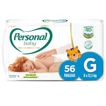 Fralda Baby Personal Premium Protection G 56u - Personal Baby - Fralda ...