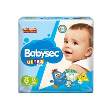 Fralda Babysec Galinha Pintadinha Jumbinho G 16 Unidades - Fralda ...