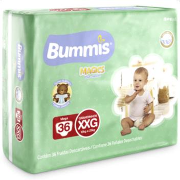 Fralda Bummis Magics Dia e Noite XXG - 36 unidades para máxima proteção ...