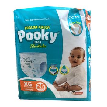 Fralda Calça Pooky Baby Shortinho Jumbo - Fralda Descartável - Magazine ...