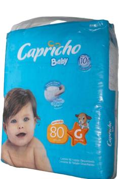 Fralda Capricho Hiper Tamanho G - 80 unidades - Capricho Baby - Fralda ...